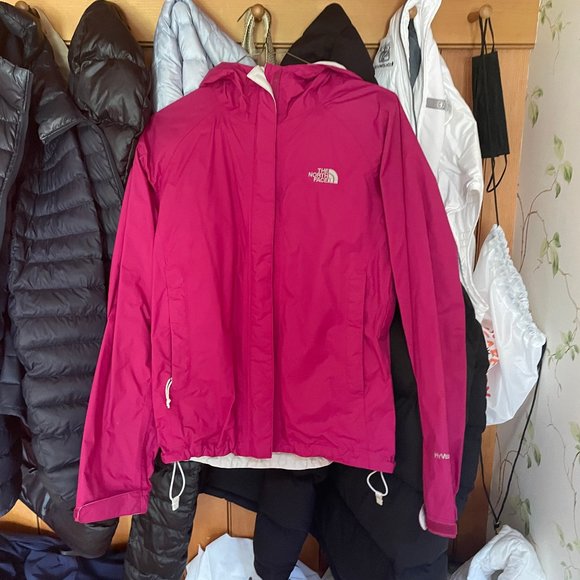 The North Face | Jackets & Coats | The North Face Magenta Rain Jacket ...